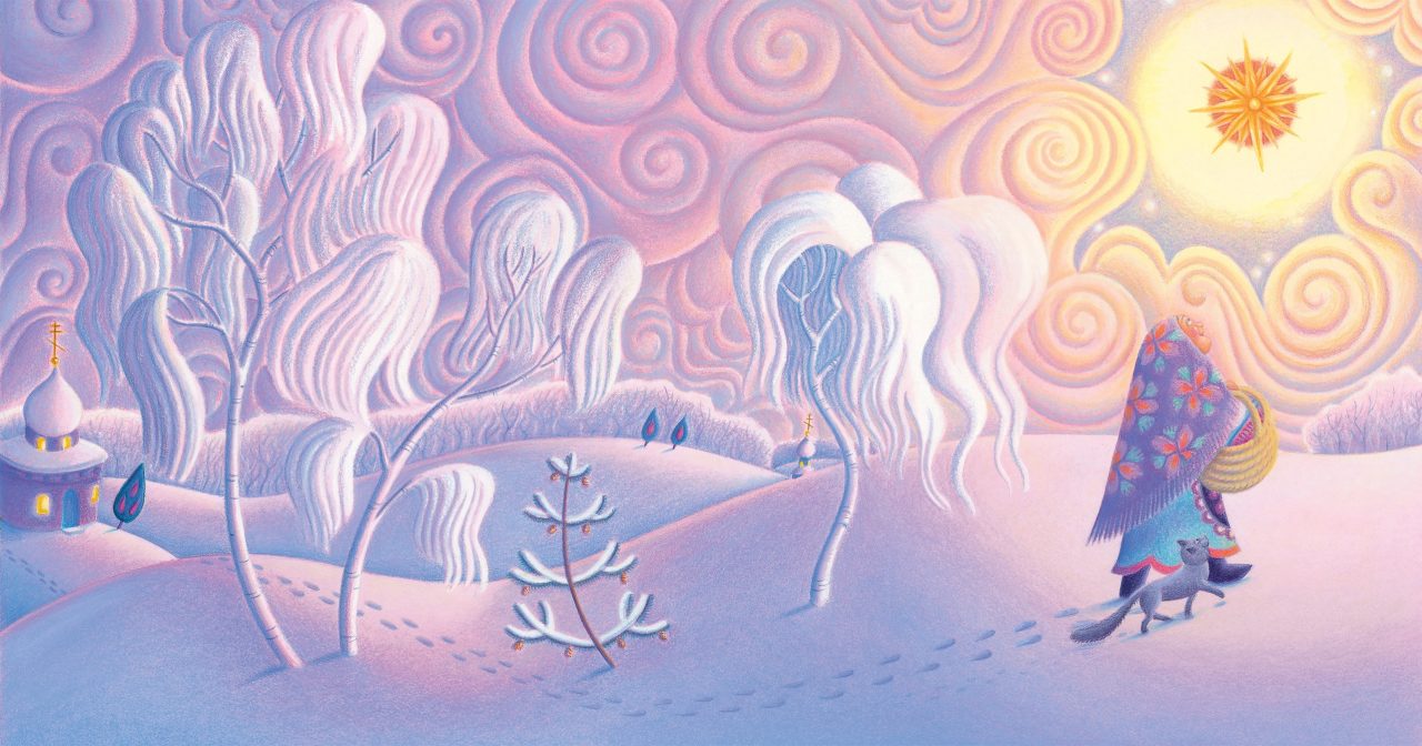 Babushka by Dawn Casey Gallery | Illustrated by Amanda Hall