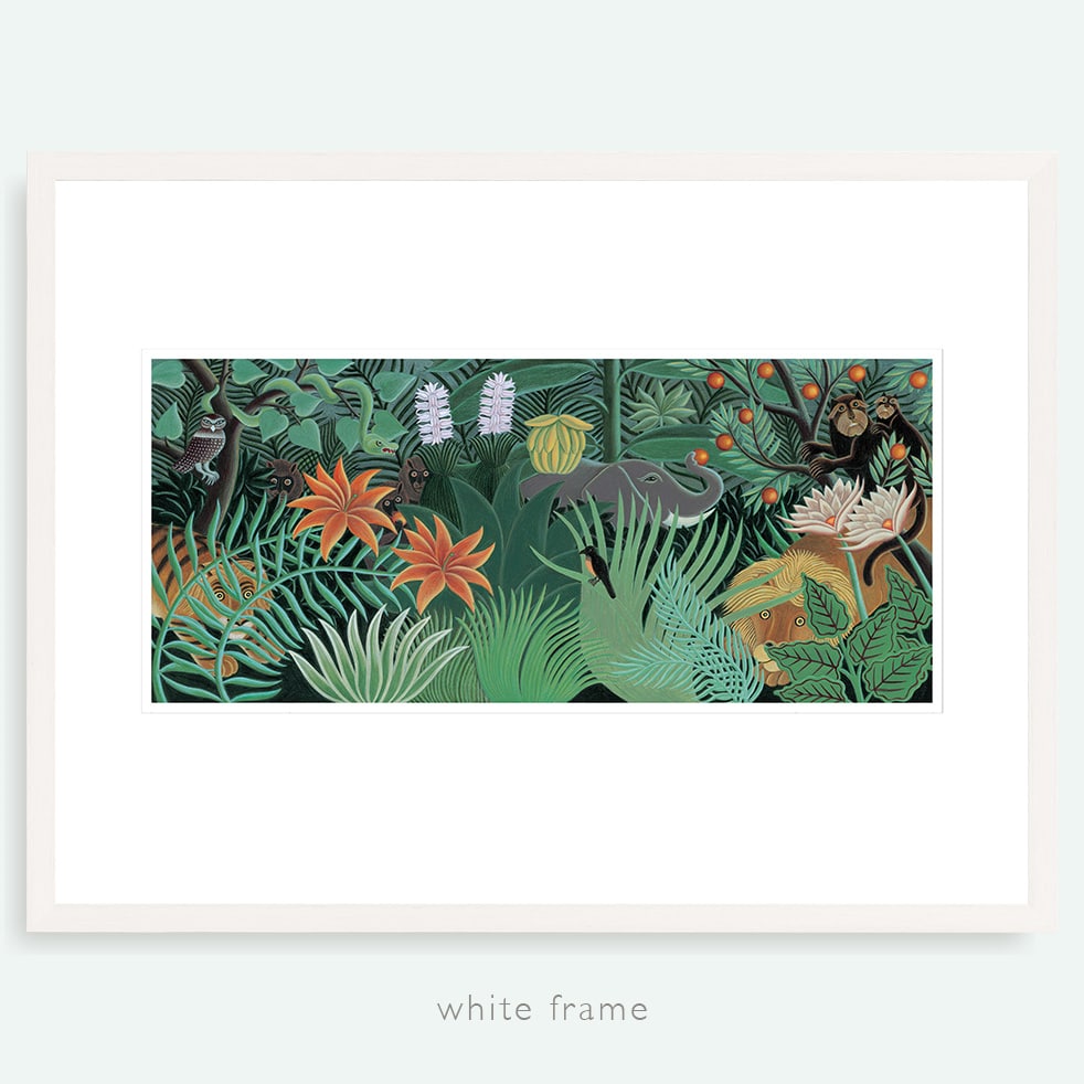 The Equatorial Jungle Print | Inspired by Rousseau Equatorial Jungle