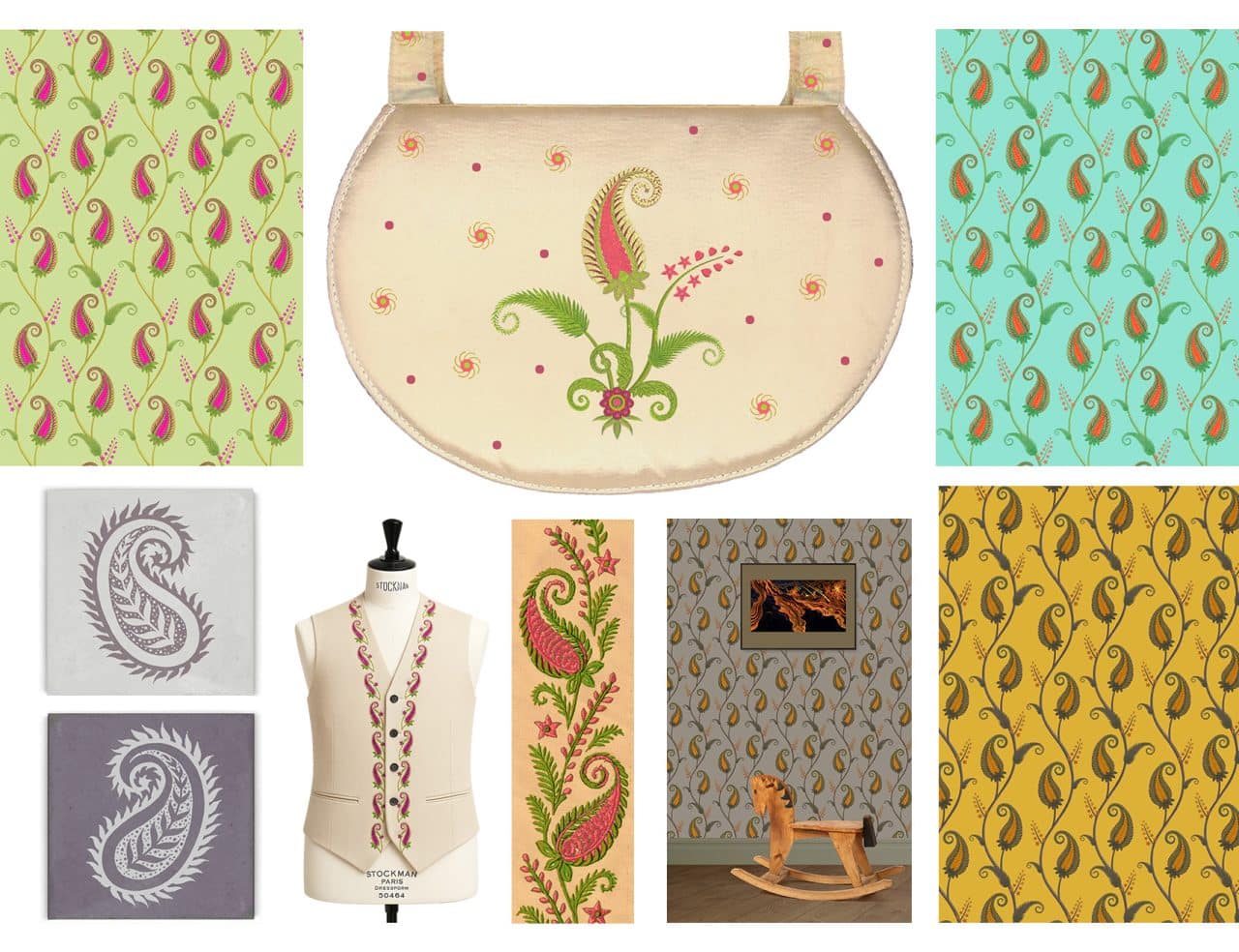 Paisley Surface Design | Paisley Design for Merchandise